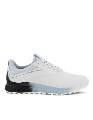 Giày Đế Mềm Nam Ecco S-Three White Black 10294460613 - Golf City